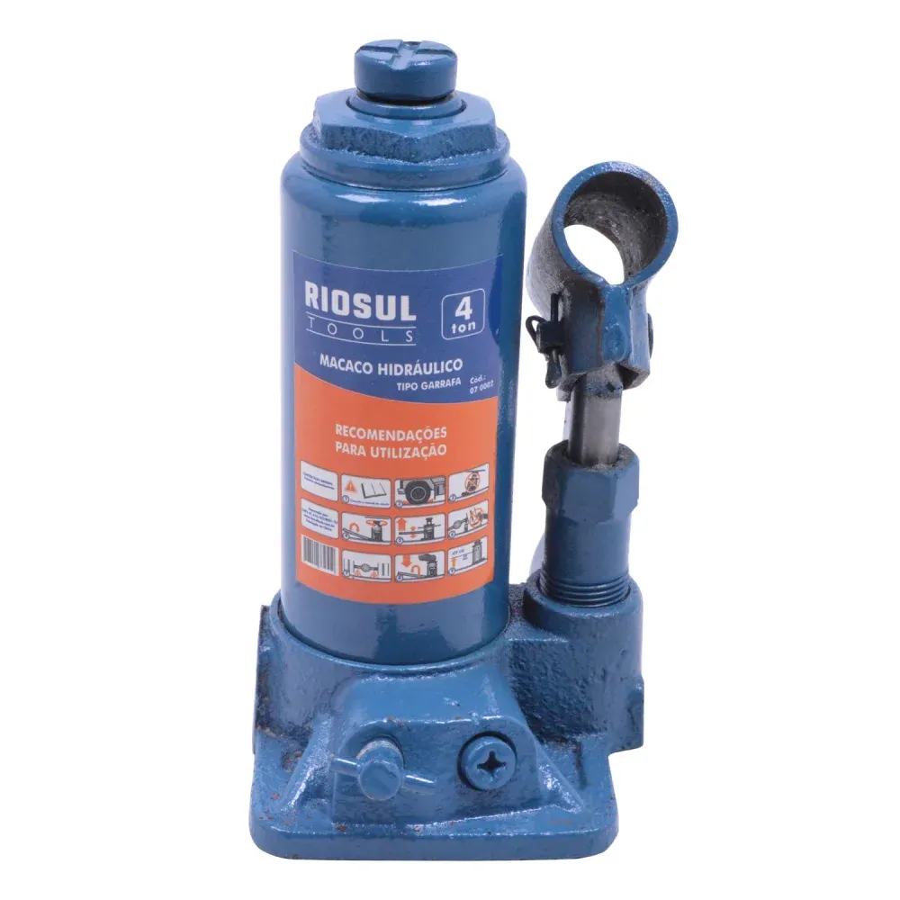 Macaco Hidráulico 4 Toneladas RioSul Tools OFERTA! - Ferramentas Kennedy