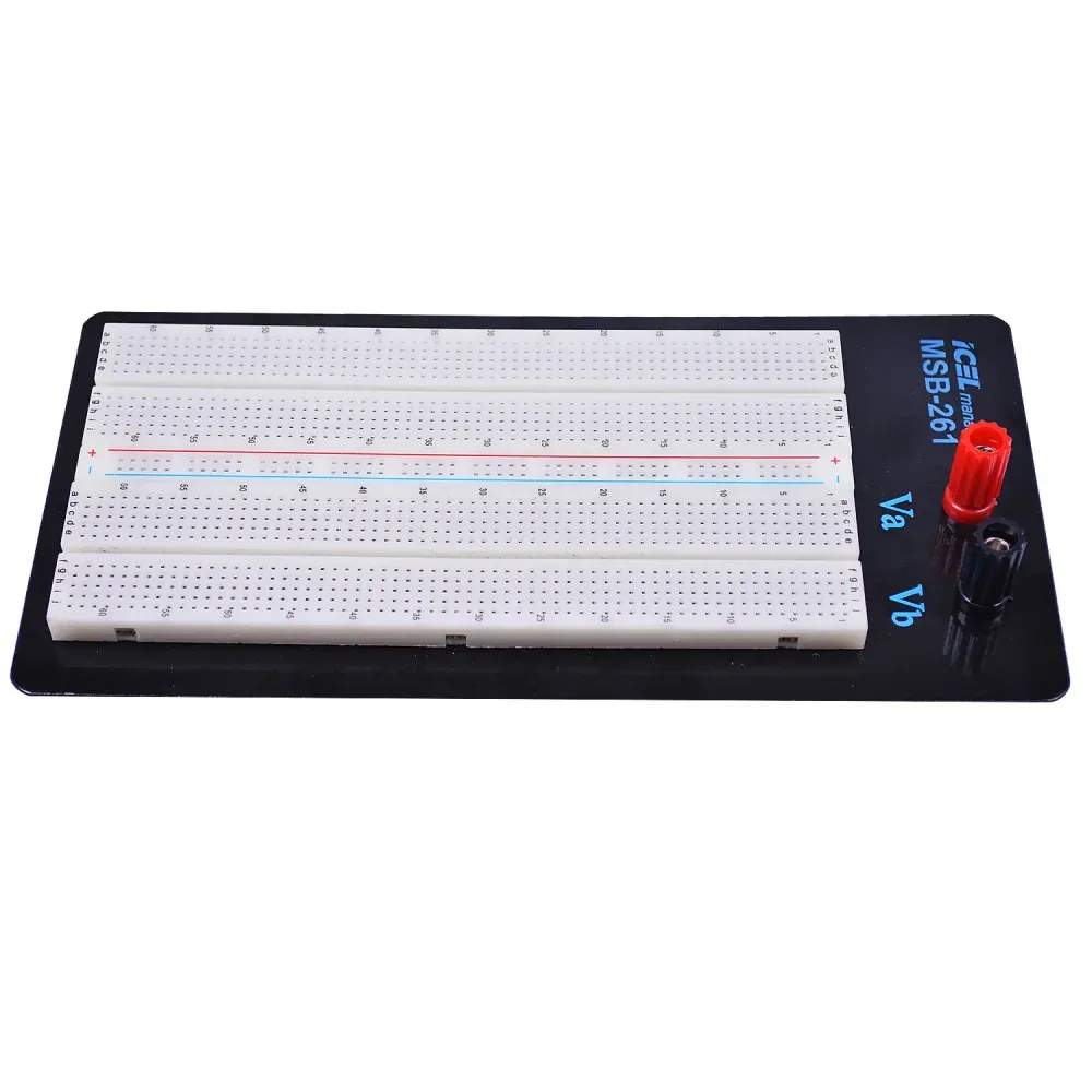 Protoboard com 2 Bornes de 1360 Furos MSB-261 Icel - Ferramentas Kennedy