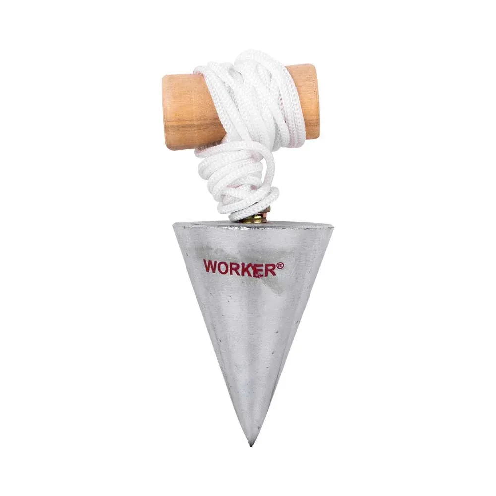 Prumo Centro Metal 400g Worker - Ferramenta de Precisão - Ferramentas ...