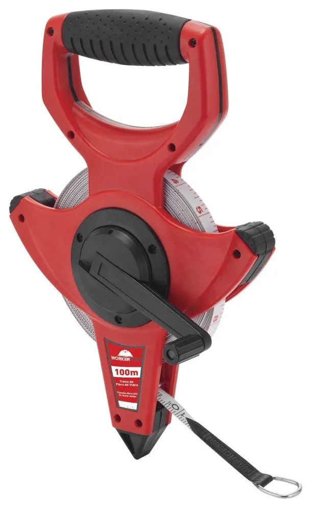 Trena Fibra de Vidro 100m Worker - Precisão e Durabilidade ...