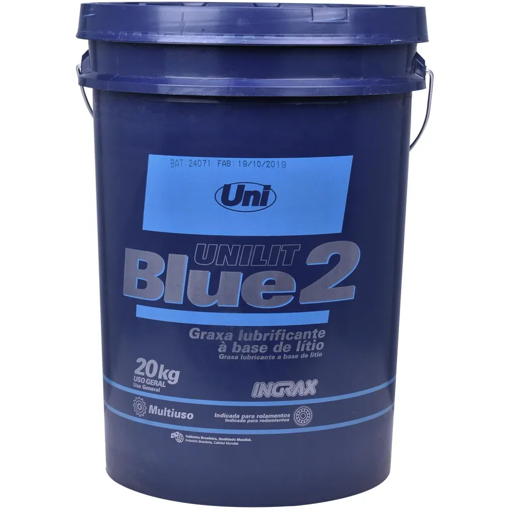 Graxa Azul Unilit Blue 2 para Rolamentos 20kg Ingrax em Oferta ...