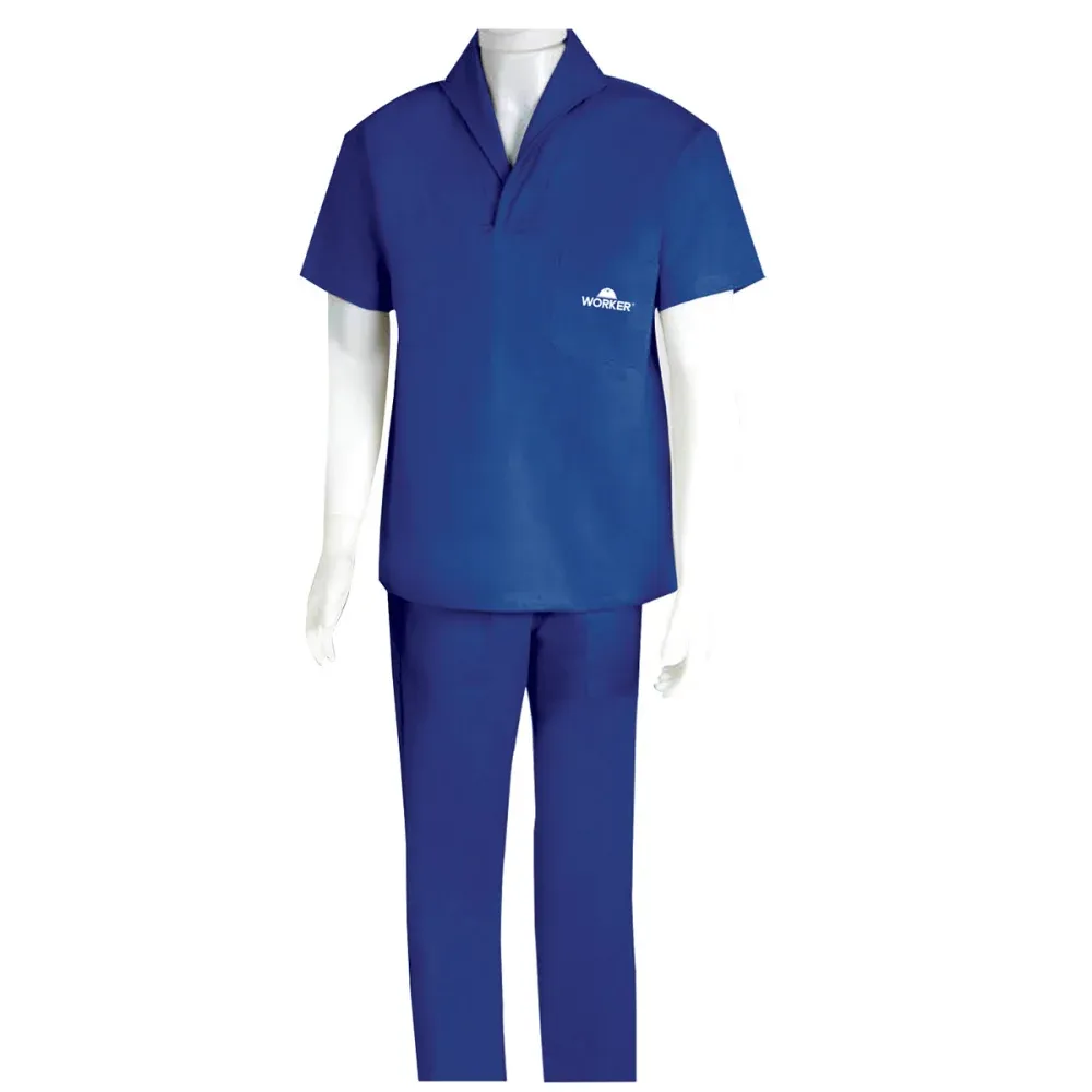 Conjunto Uniforme Industrial Azul Grande Worker em Oferta ...