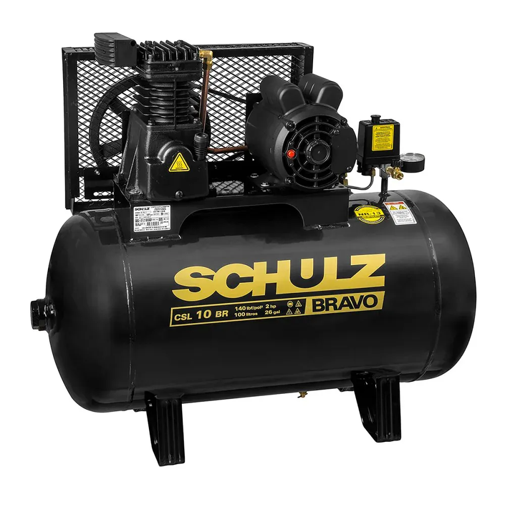 Compressor Bravo 2Hp CSL10BR 220V Schulz em oferta! - Ferramentas Kennedy