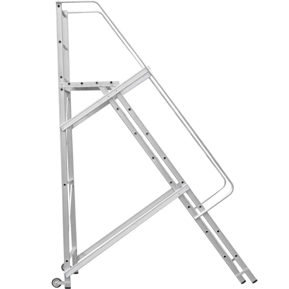 Escada Plataforma Alumínio 2m com 7 Degraus Worker - Ferramentas Kennedy